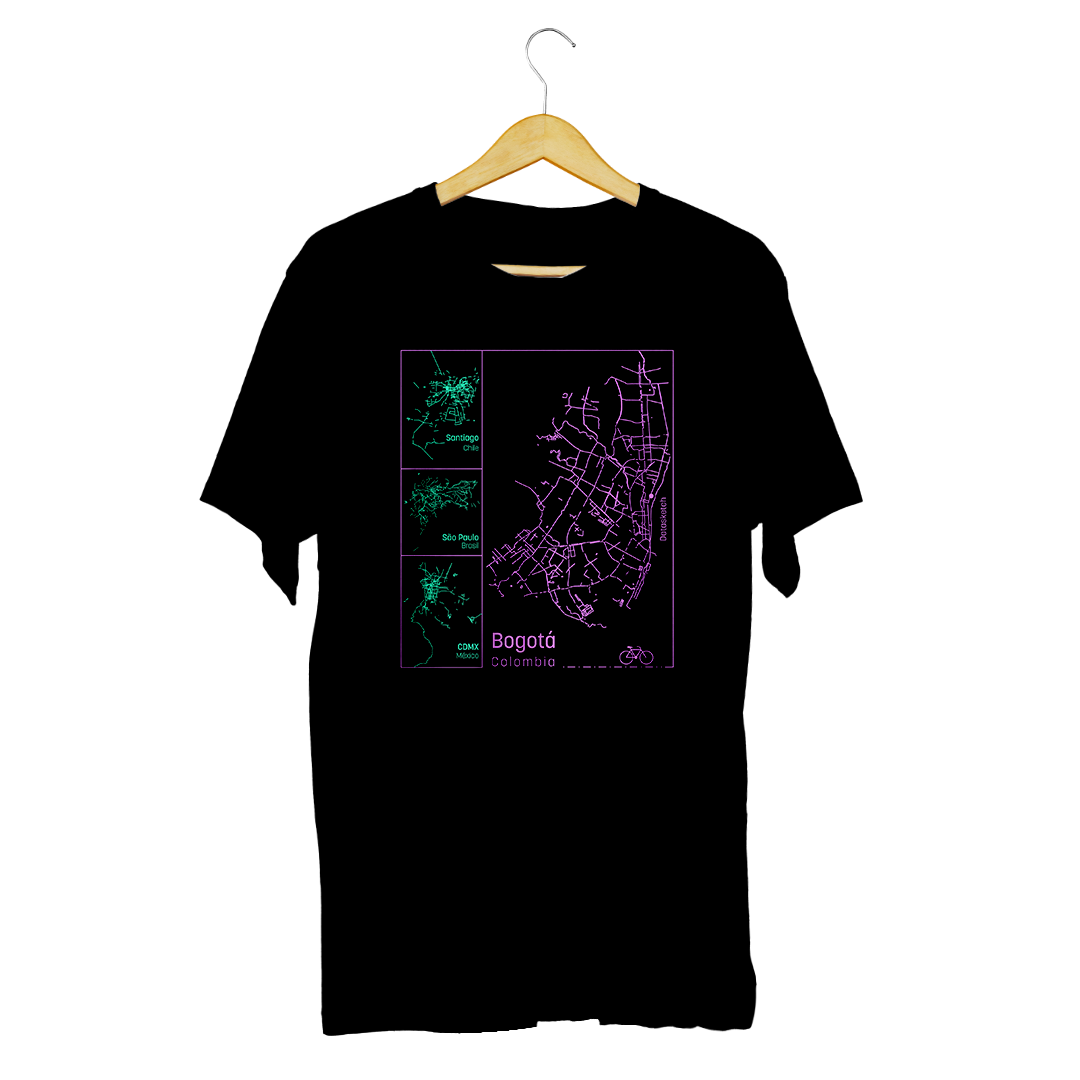 Camiseta Rodando en latam – Datasketch Store