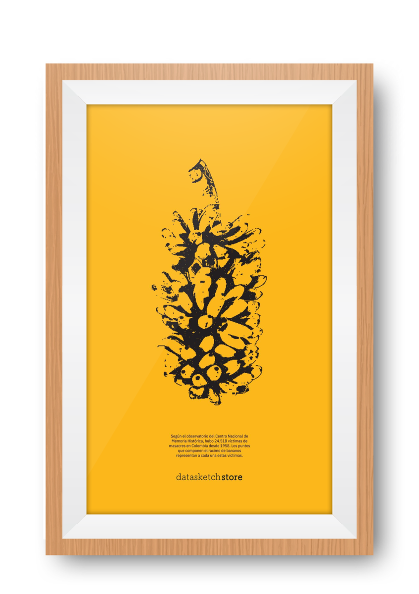 Afiche Las tales bananeras – Datasketch Store